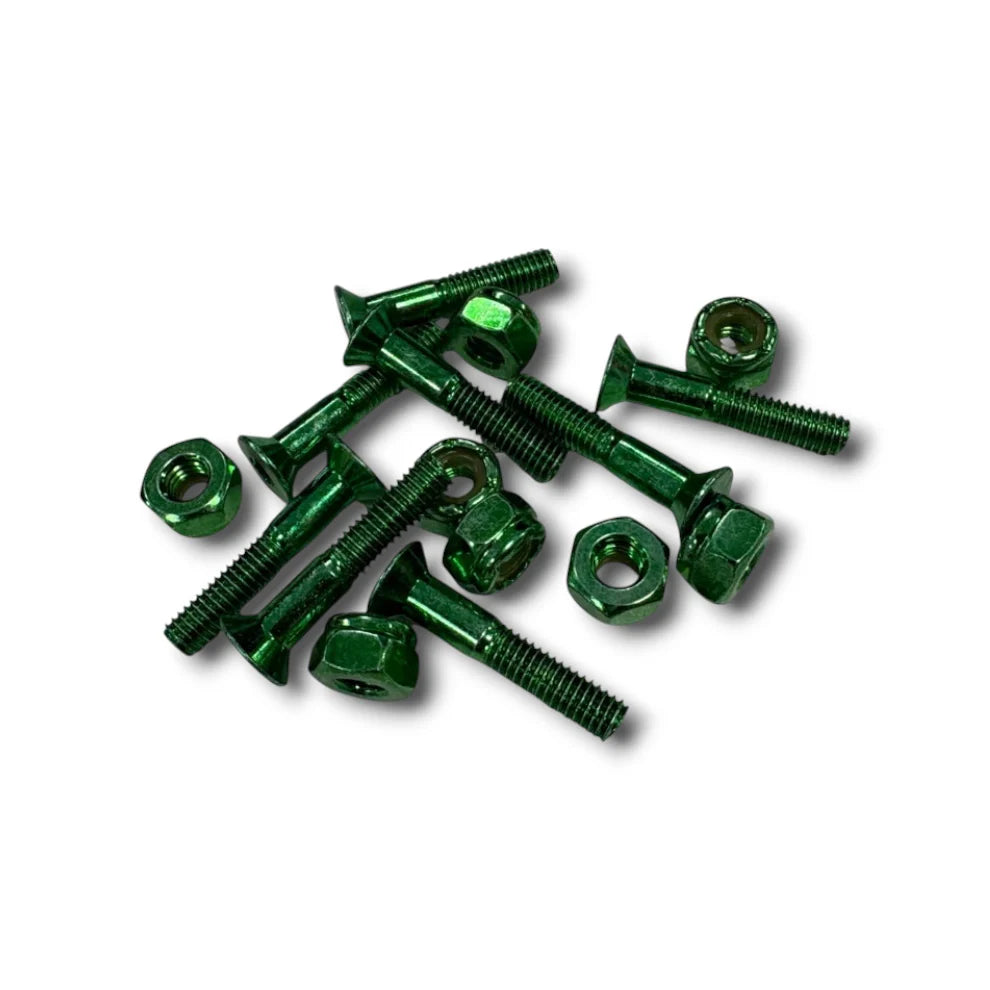 Allen Bolts Green - 1" – Scenic Skate Shop