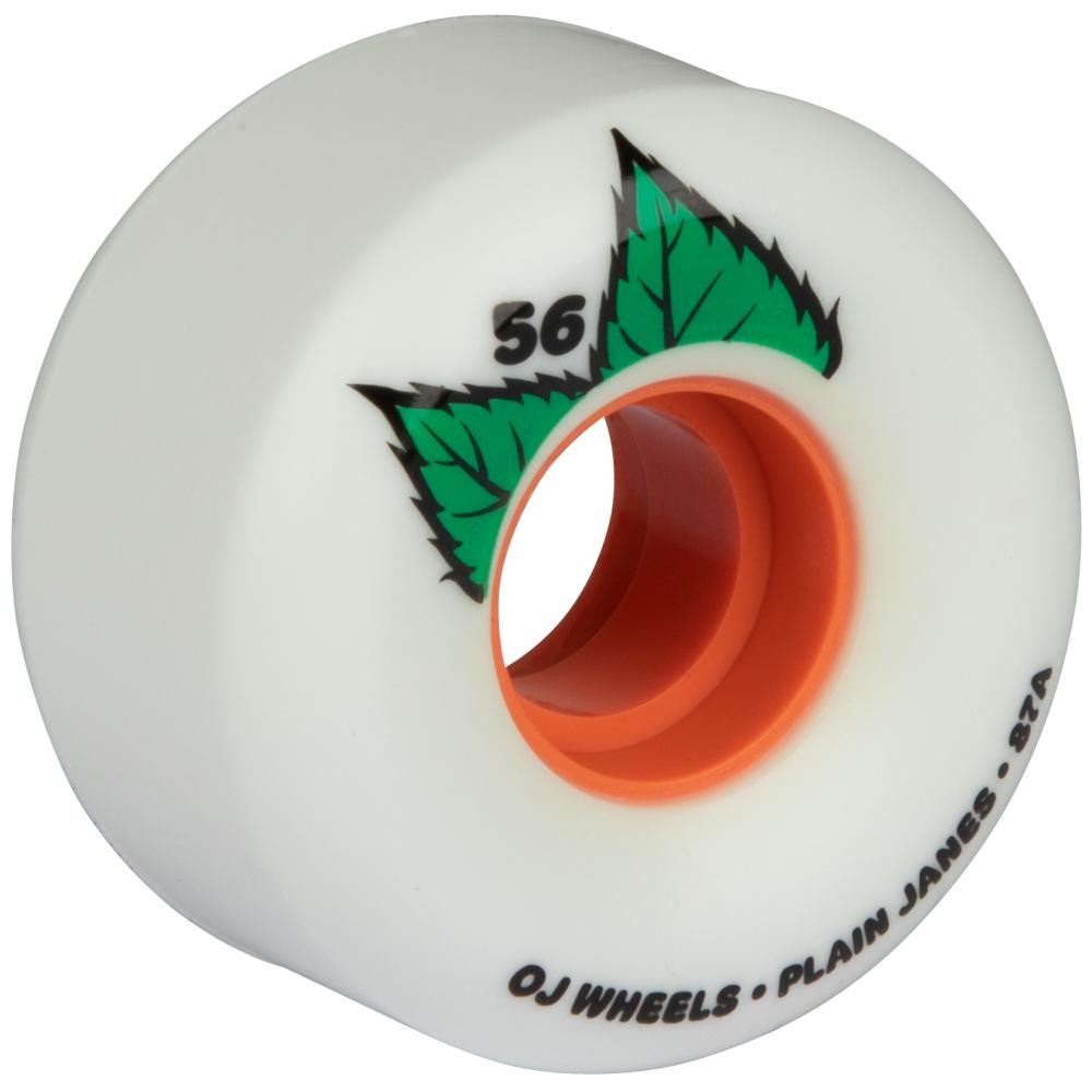 OJ Soft Wheels Plain Jane Keyframe 87a - White – Scenic Skate Shop