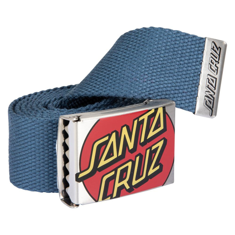 Santa Cruz Belt Crop Dot - Dusty Blue – Scenic Skate Shop