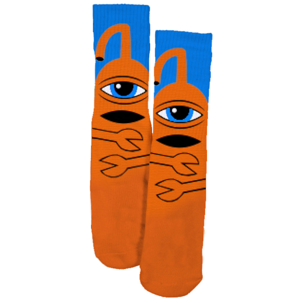 Toy Machine Sect Hug Socks - Orange – Scenic Skate Shop